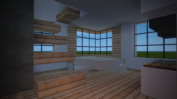 Little modern house : 11x11 Minecraft Map