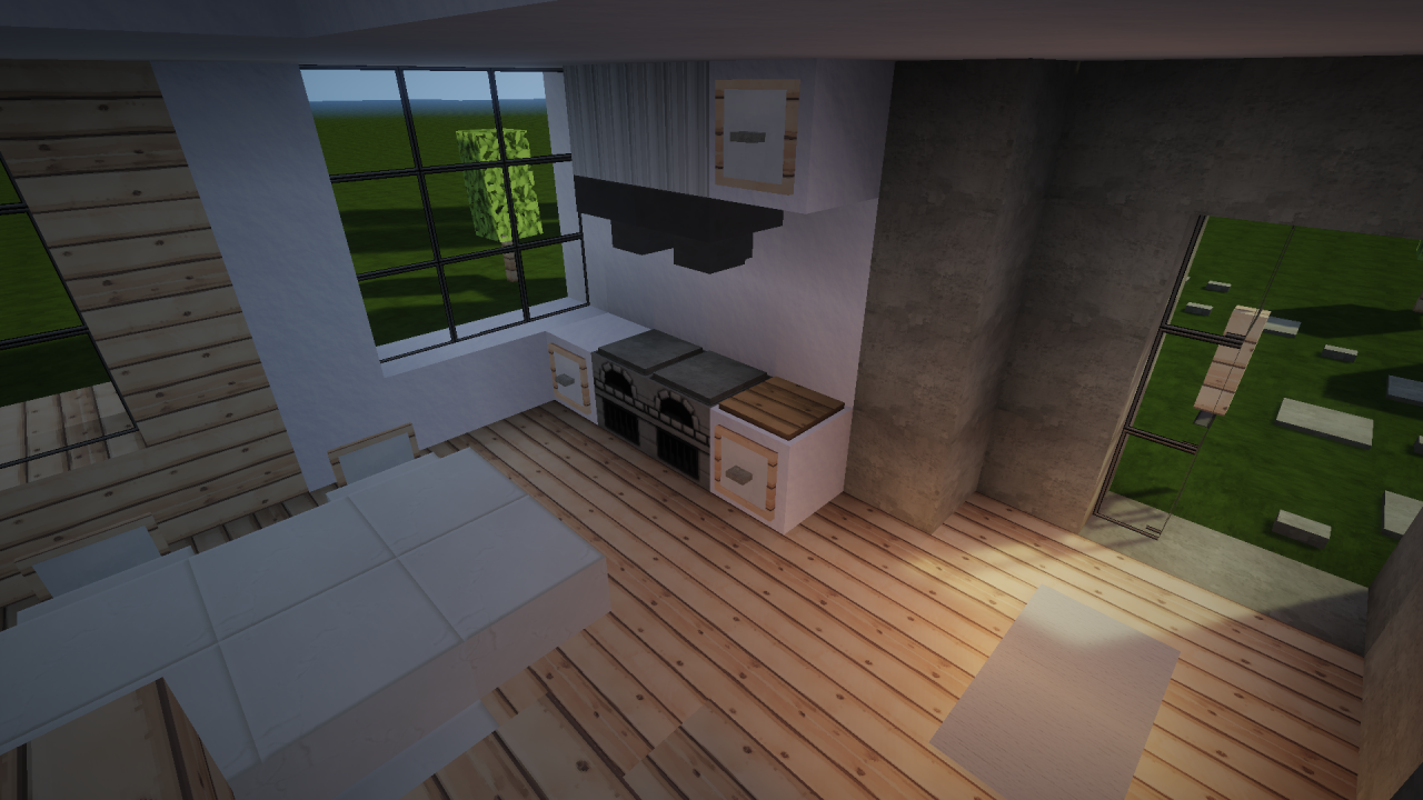 Little modern house : 11x11 Minecraft Map
