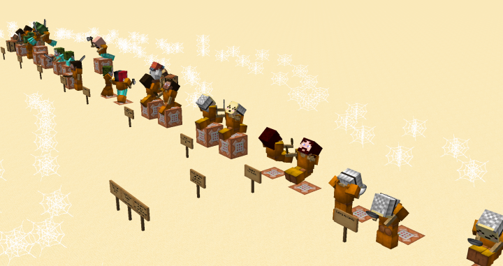 33 CUSTOM ARMOR STANDS - [WITH COMMANDS] - HALLOWEEN THEME - GREAT FOR ...