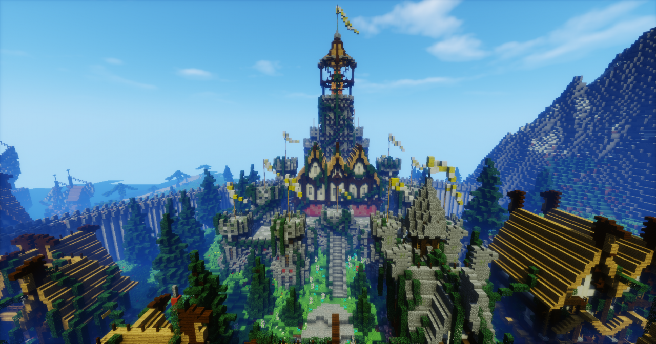Fantasy/Medieval | Cinematic: Port City of Teirm! Minecraft Map