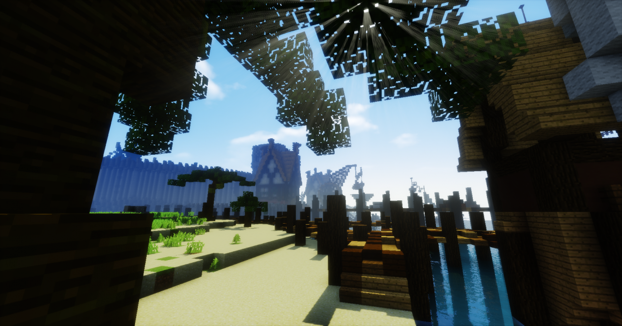 Fantasy/Medieval | Cinematic: Port City of Teirm! Minecraft Map