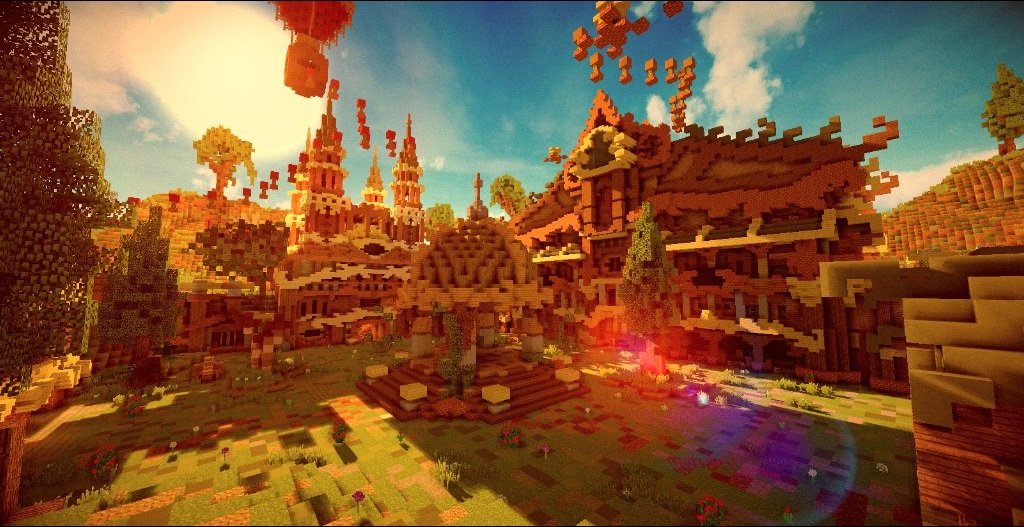 The wizard in action Minecraft Map