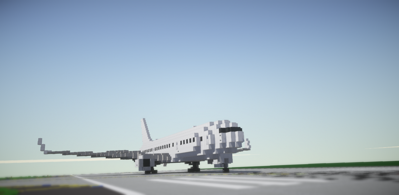Boeing 767-300 Minecraft Map