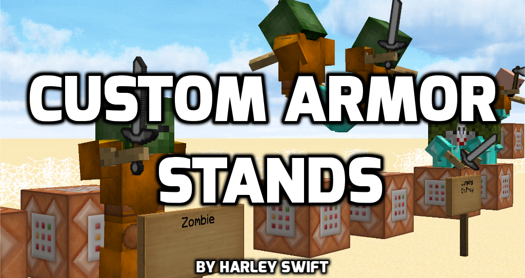 33 CUSTOM ARMOR STANDS - [WITH COMMANDS] - HALLOWEEN THEME - GREAT FOR ...