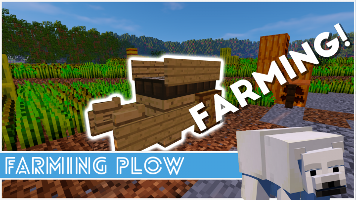 Minecraft - How To Make A Farming Plow Minecraft Project