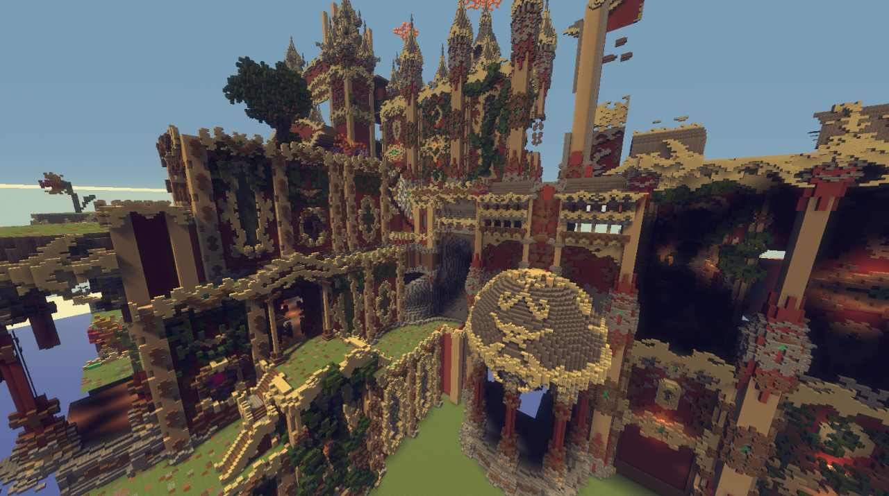 The wizard in action Minecraft Map