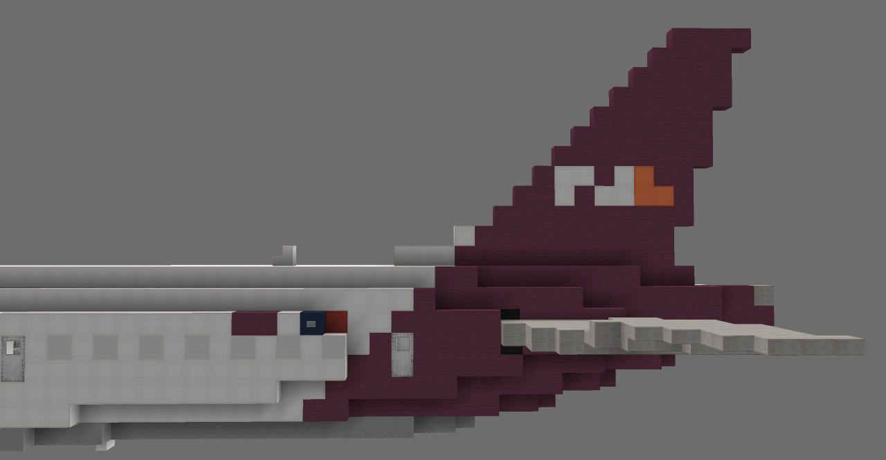 Boeing 767-300 Minecraft Map
