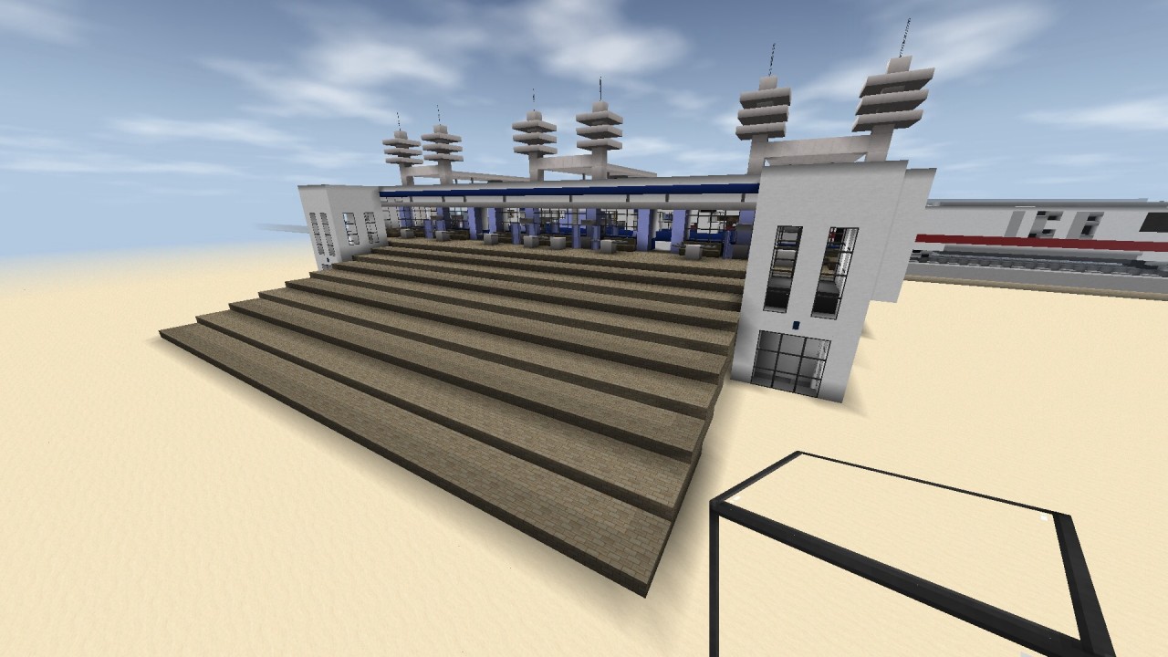 Modern Monorail Station Minecraft Map