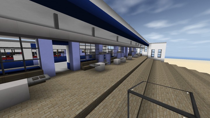 Modern Monorail Station Minecraft Map