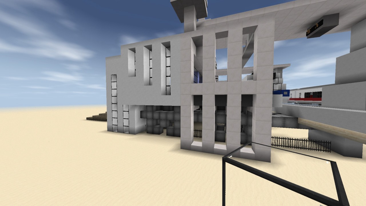 Modern Monorail Station Minecraft Map