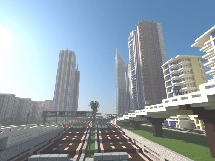 Realistic Modern City Minecraft Map