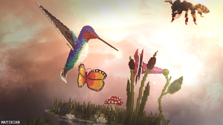 Hummingbirds Macrocosm Minecraft Map