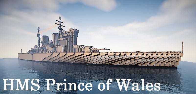 HMS Prince of Wales Minecraft Map