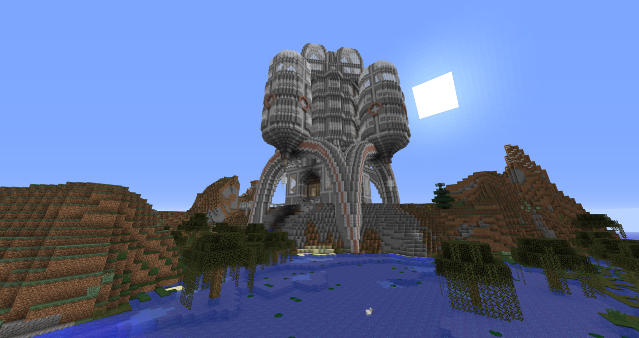 Sci Fi Futuristic Skyscraper Minecraft Map