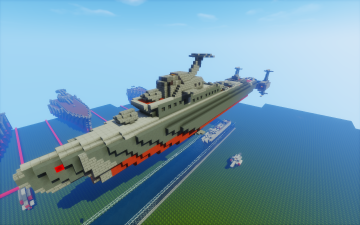 Foton class space destroyer Minecraft Map