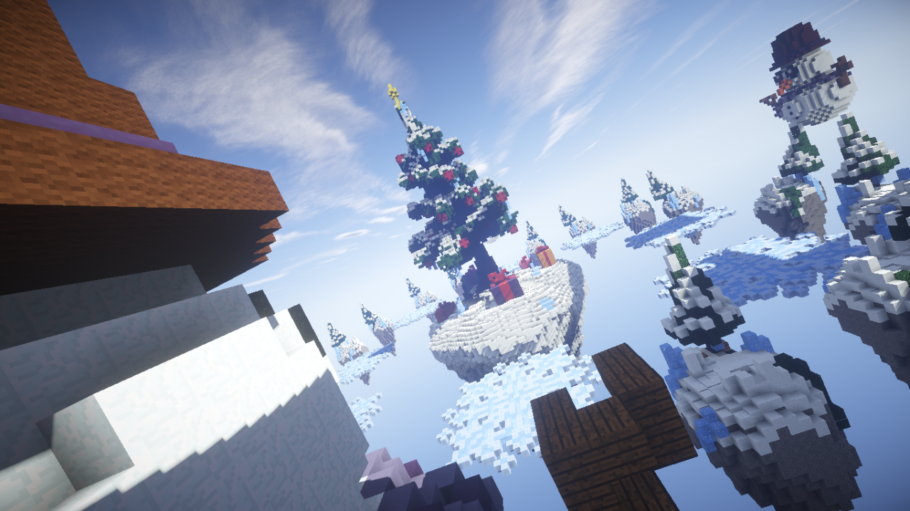 Christmas-Skywars-Map- LINK IN THE DESCRIPTION DOWNLOAD FREE Minecraft Map