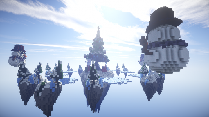 Christmas-Skywars-Map- LINK IN THE DESCRIPTION DOWNLOAD FREE Minecraft Map