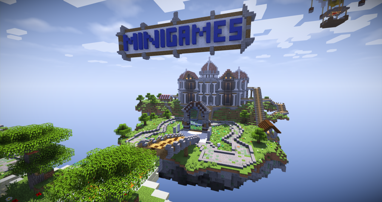 Epic - 4 Servers/Worlds spawn Minecraft Map