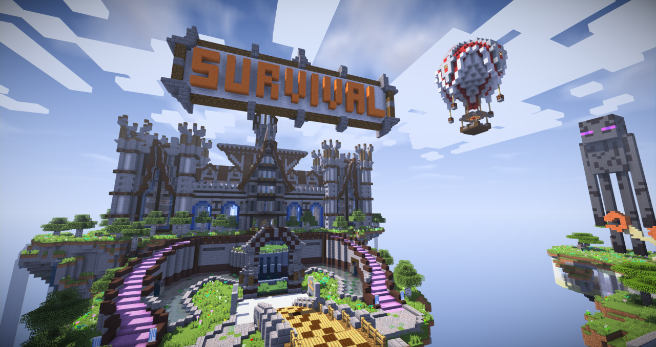 Epic - 4 Servers/Worlds spawn Minecraft Map