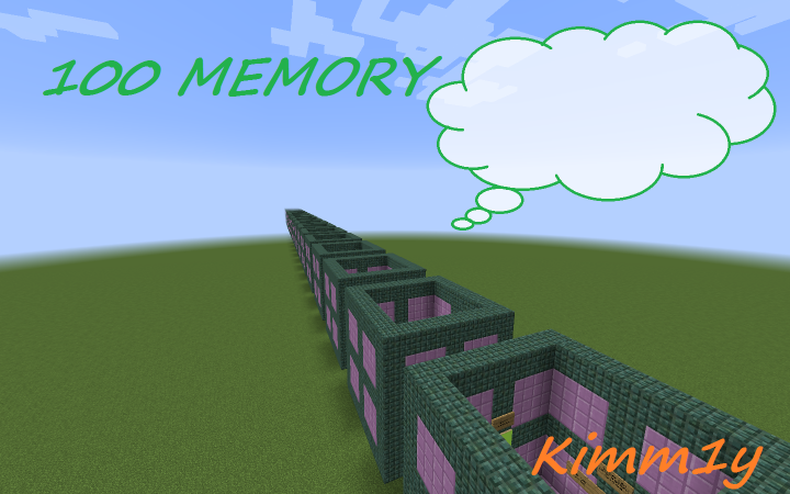 100 Memory Minecraft Map