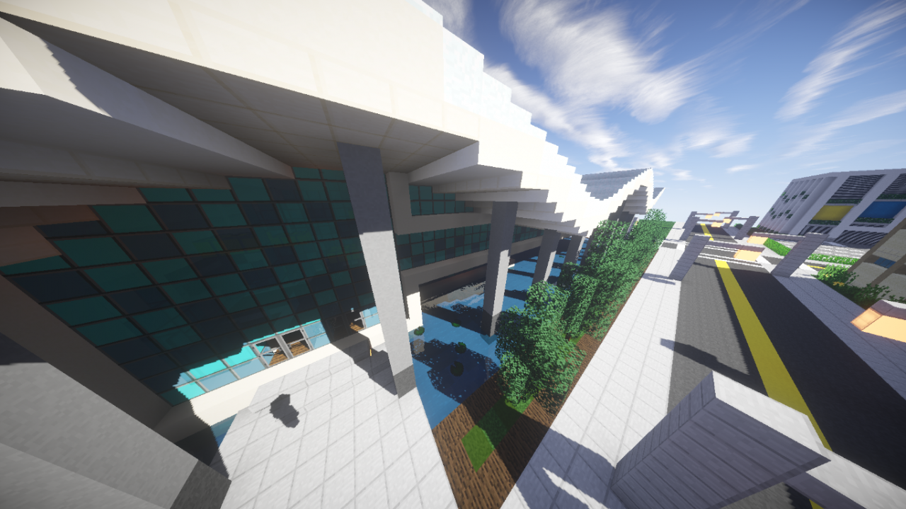 Modern Distribution Centre (on the Greenfield city server!) Minecraft Map