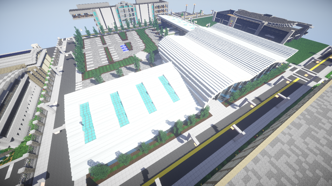 Modern Distribution Centre (on the Greenfield city server!) Minecraft Map