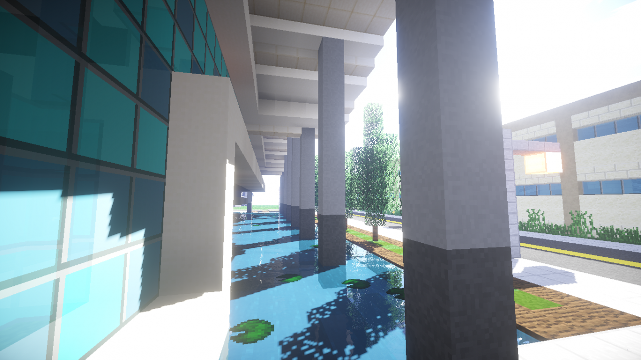 Modern Distribution Centre (on the Greenfield city server!) Minecraft Map