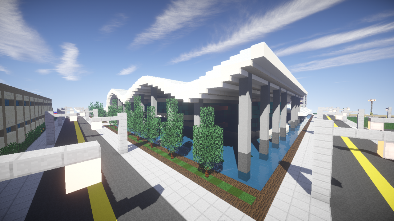 Modern Distribution Centre (on the Greenfield city server!) Minecraft Map