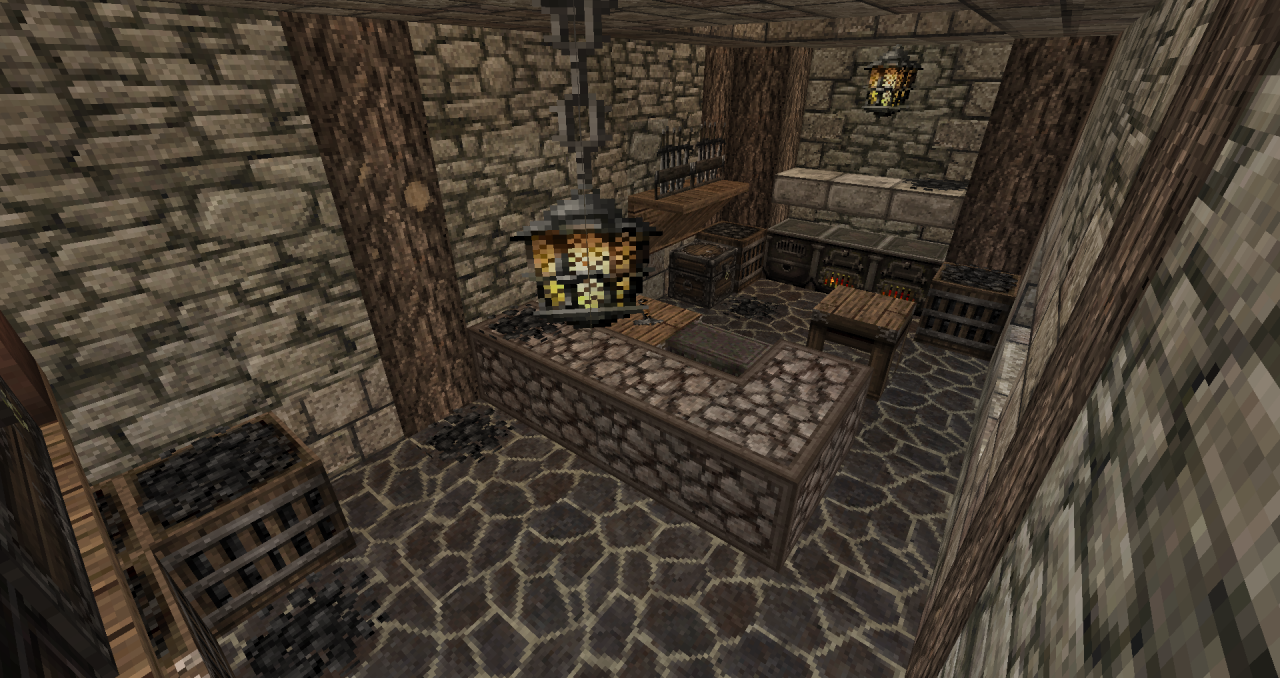 Improved Village ( With Conquest Mod ) Minecraft Map