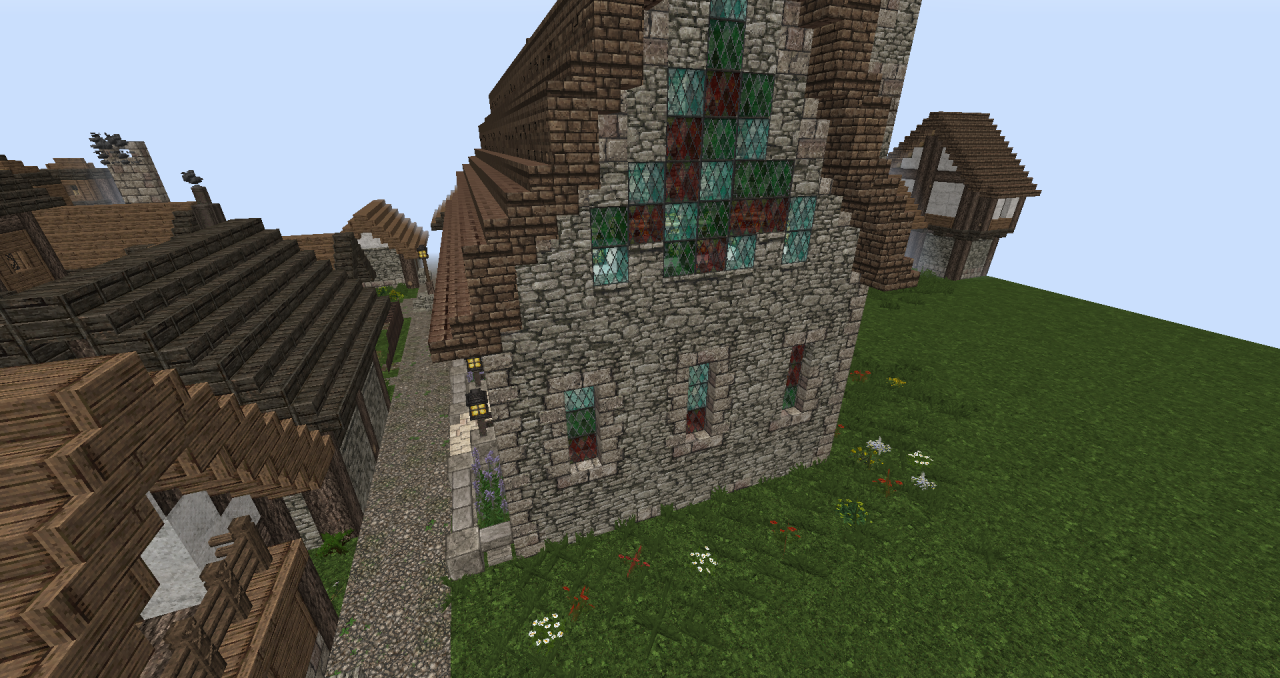 Improved Village ( With Conquest Mod ) Minecraft Map