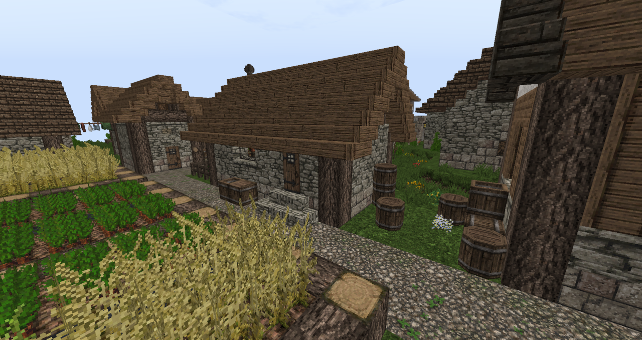 Improved Village ( With Conquest Mod ) Minecraft Map