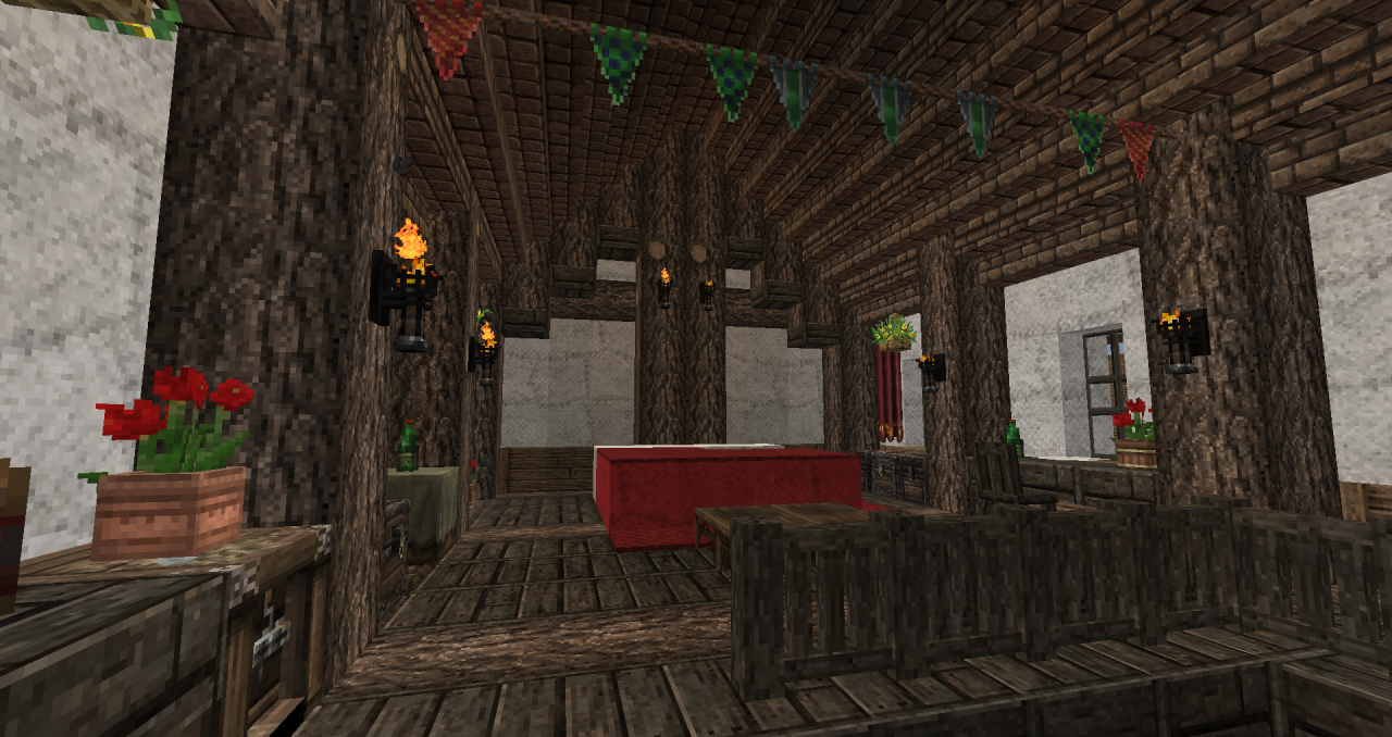 Improved Village ( With Conquest Mod ) Minecraft Map