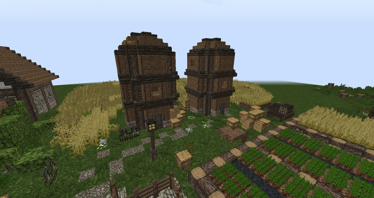 Improved Village ( With Conquest Mod ) Minecraft Map