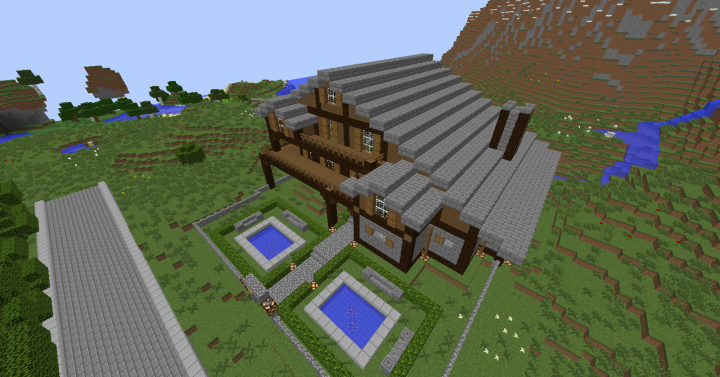 Wooden chalet Minecraft Map