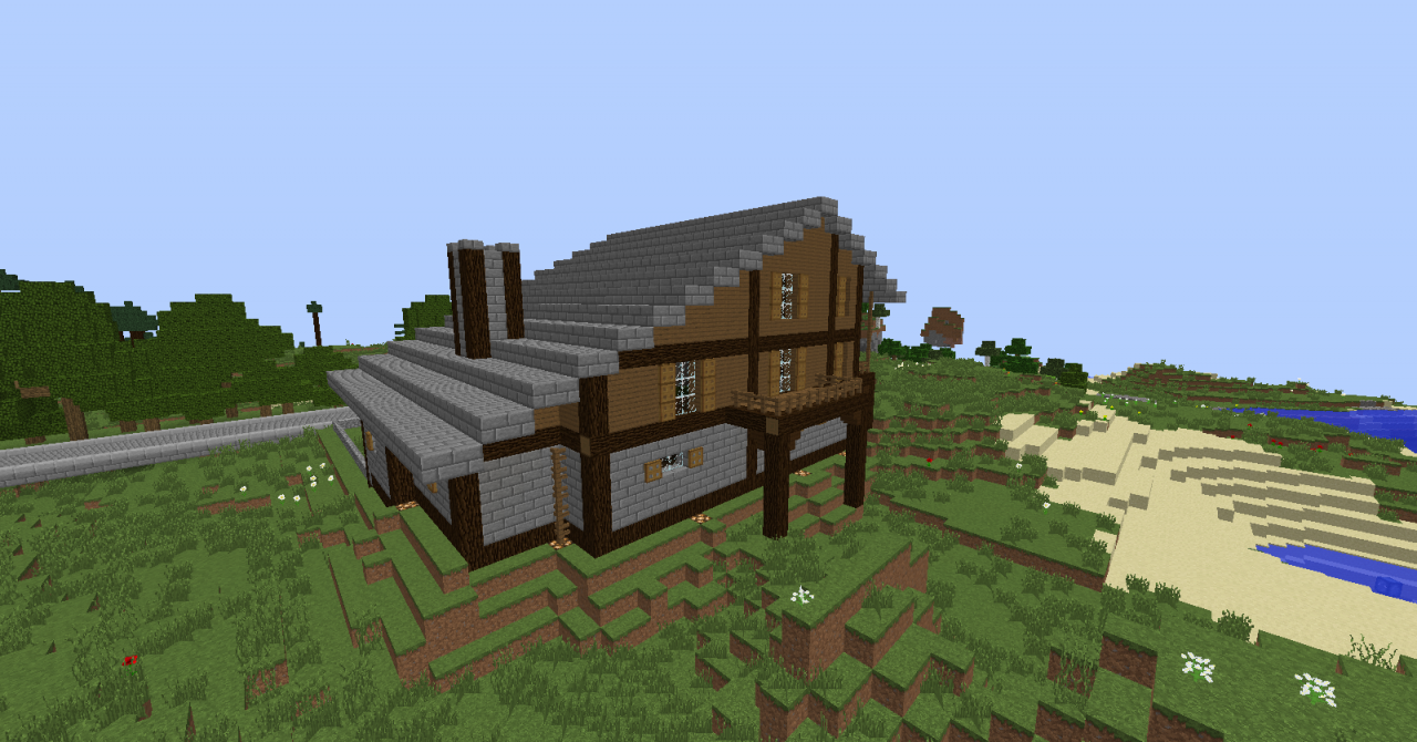 Wooden chalet Minecraft Map