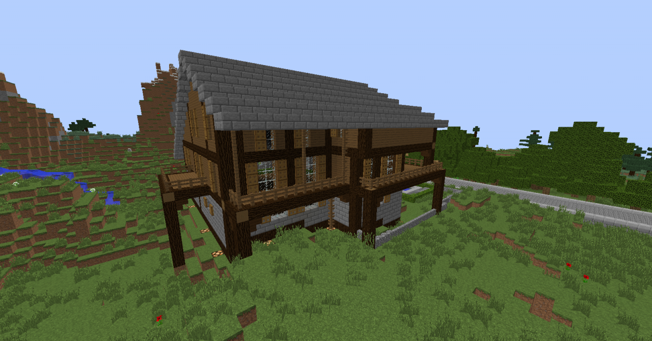 Wooden chalet Minecraft Map