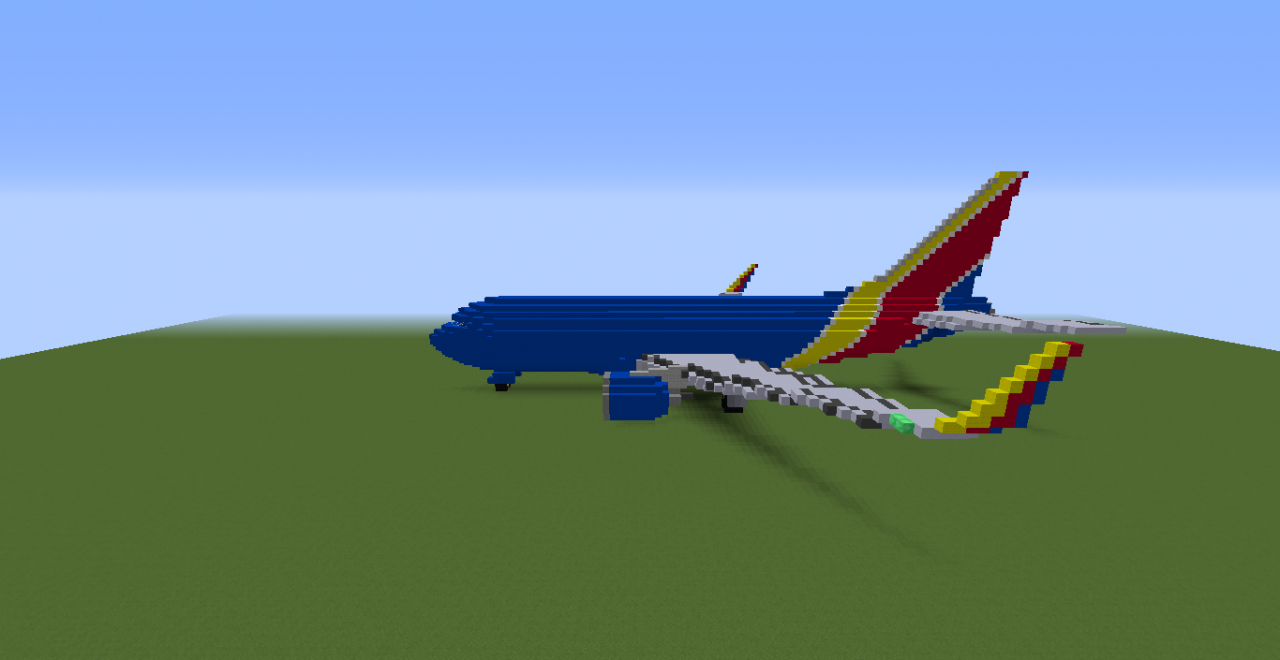 Requested: Boeing 737-700 (Southwest) Minecraft Map