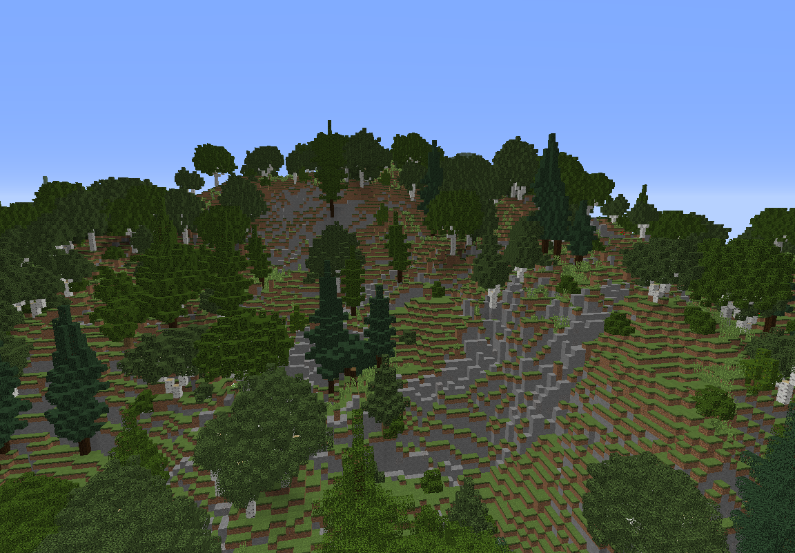 Custom terrain map Minecraft Map