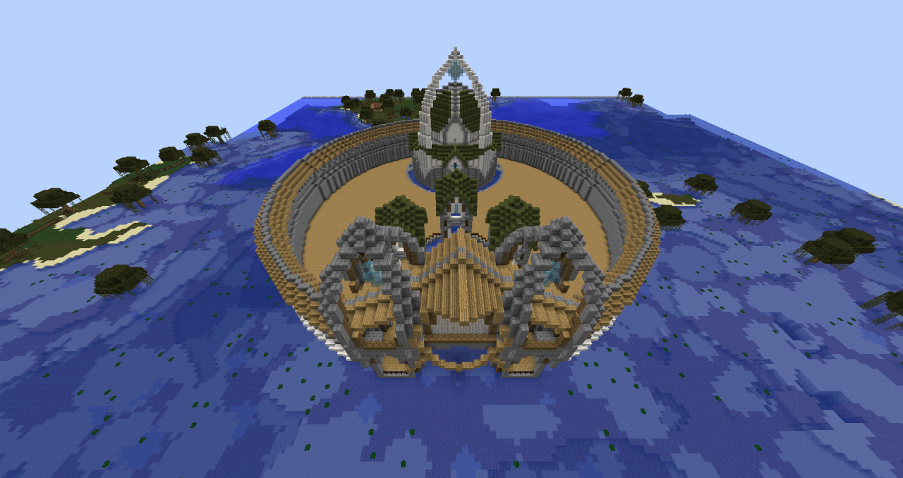 The great Mud Palace Minecraft Map