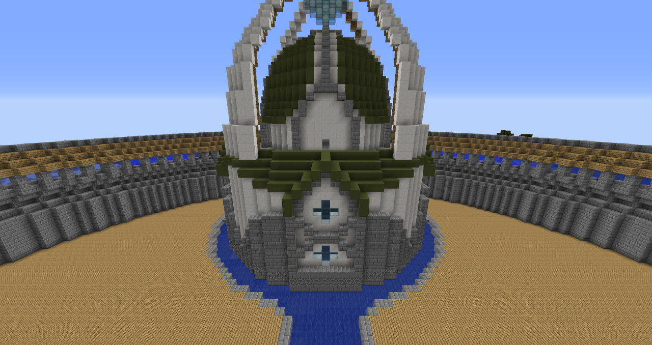 The great Mud Palace Minecraft Map