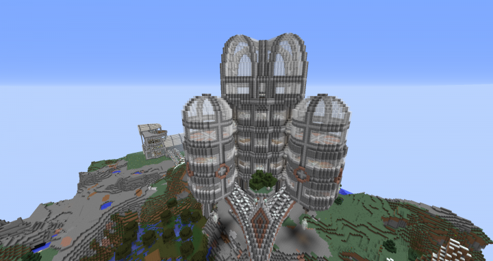 Sci Fi Futuristic Skyscraper Minecraft Map