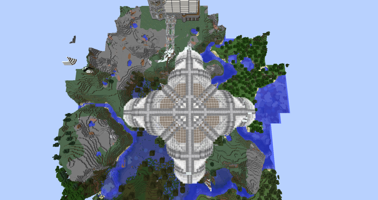 Sci Fi Futuristic Skyscraper Minecraft Map