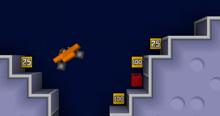 Hill Climb Racing in Vanilla Minecraft Minecraft Map