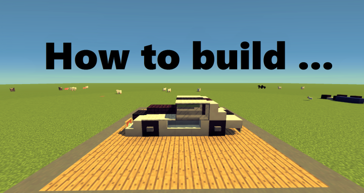 How to build ... Basic car Minecraft Map