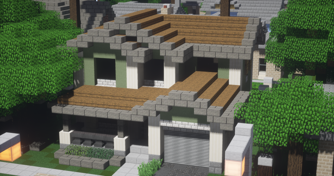 18x18 Suburban house - Greenfield Minecraft Map