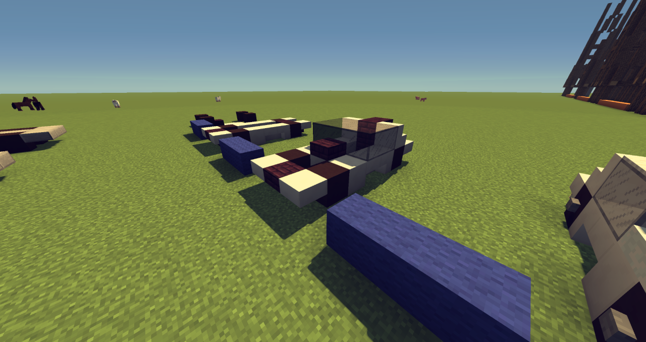 How to build ... muscle car Minecraft Map