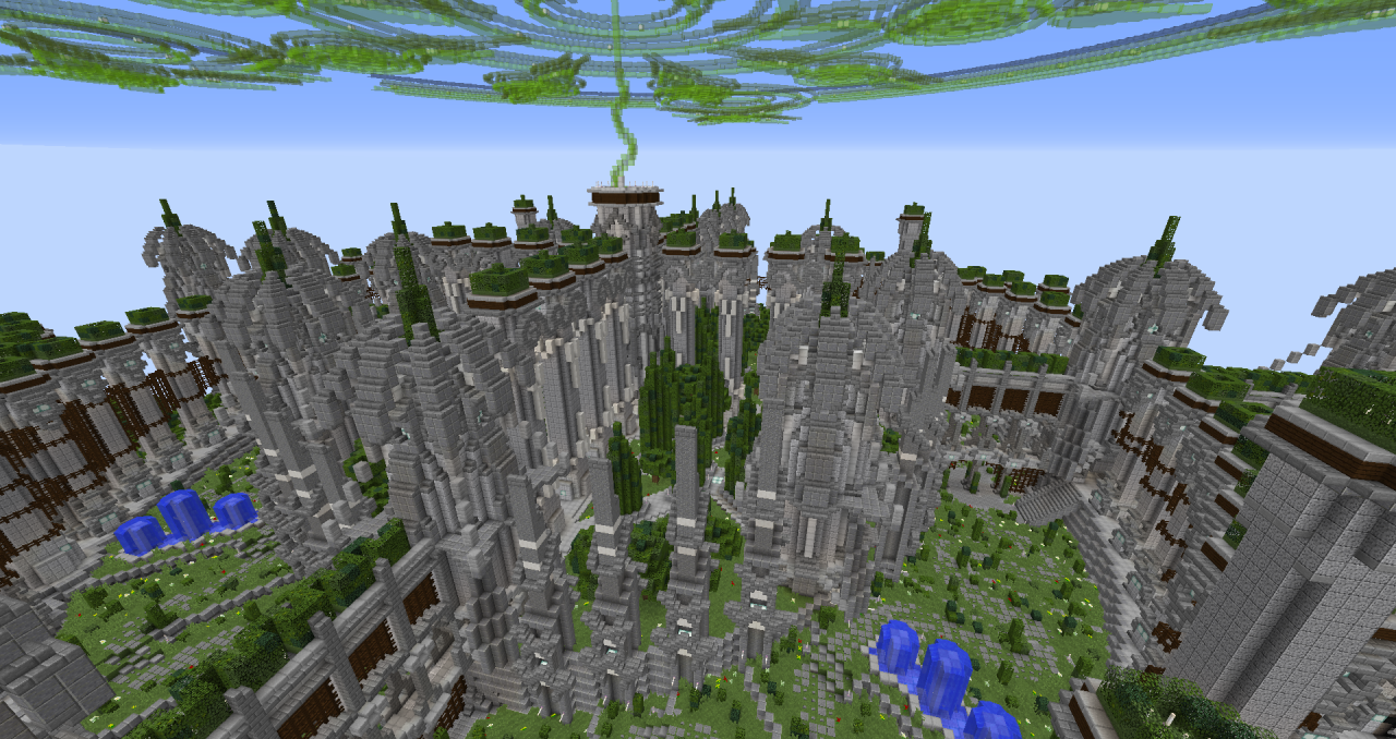Green Monument Minecraft Map