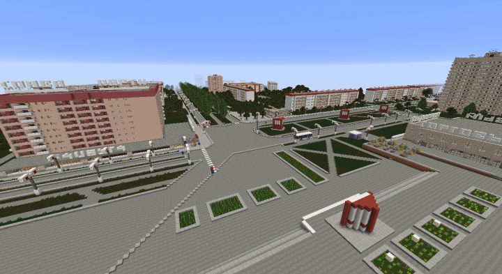 Pripyat/Chernobyl before 1986 Minecraft Map