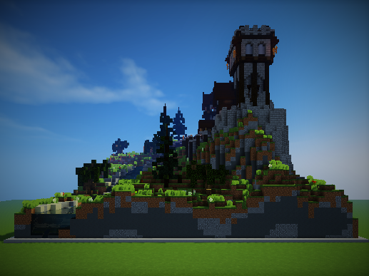Medieval Mountain Castle Minecraft Map