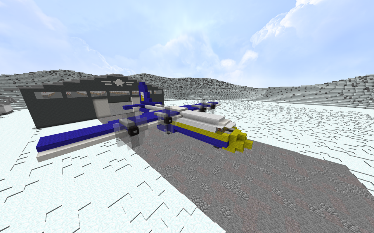 Blue Angels C-130T "Fat Albert" 1:1 Minecraft Map